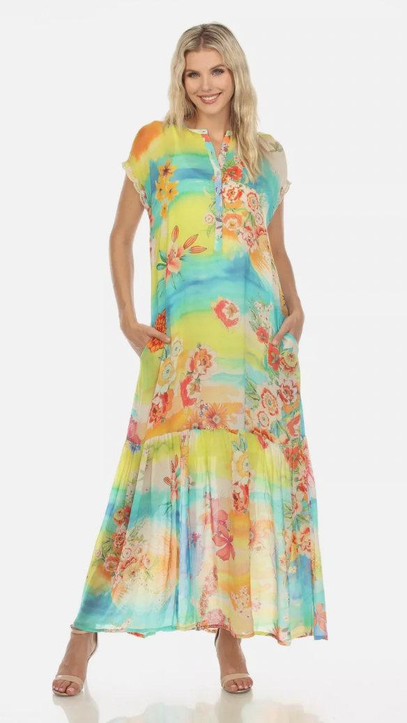 Tiedyer Alba Dress/ JOHNNY WAS – STYLE SUPPLY